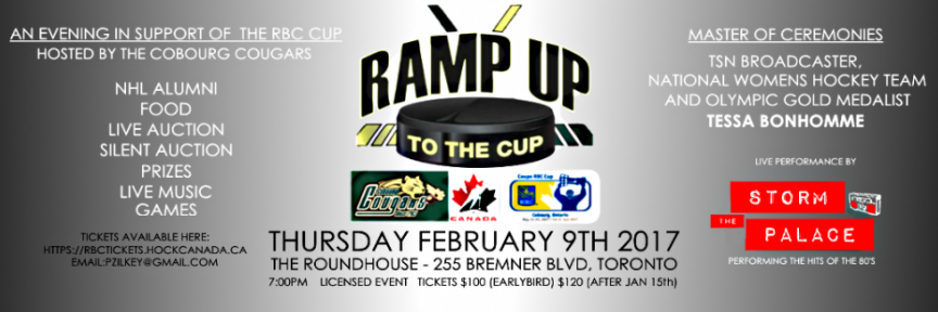 Ramp Up To The RBC CUP! STP play T.O. Fundraiser Feb 9th - Storm The Palace