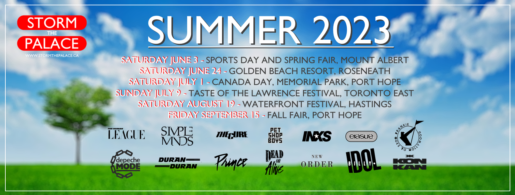 Summer 2023 Lineup - Storm The Palace